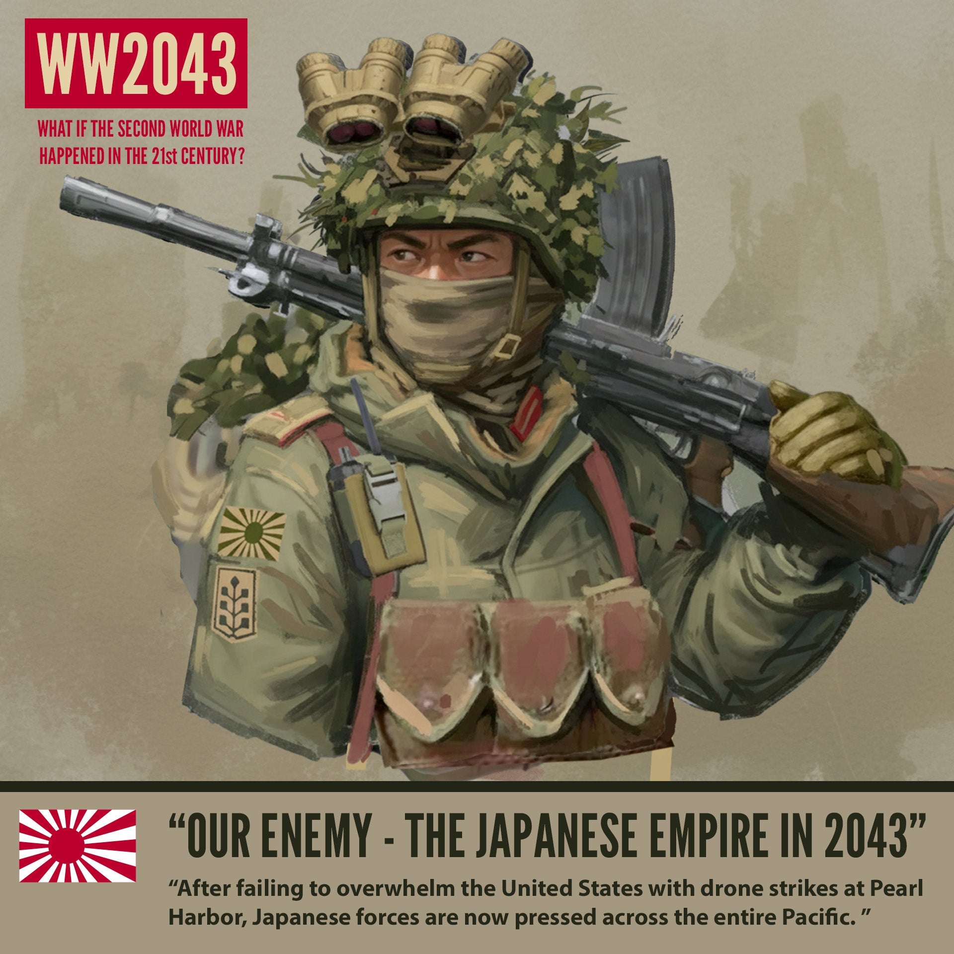 World War 2044 Art Blast - The Japanese Army in 2044 – Kaiser Cat Cinema