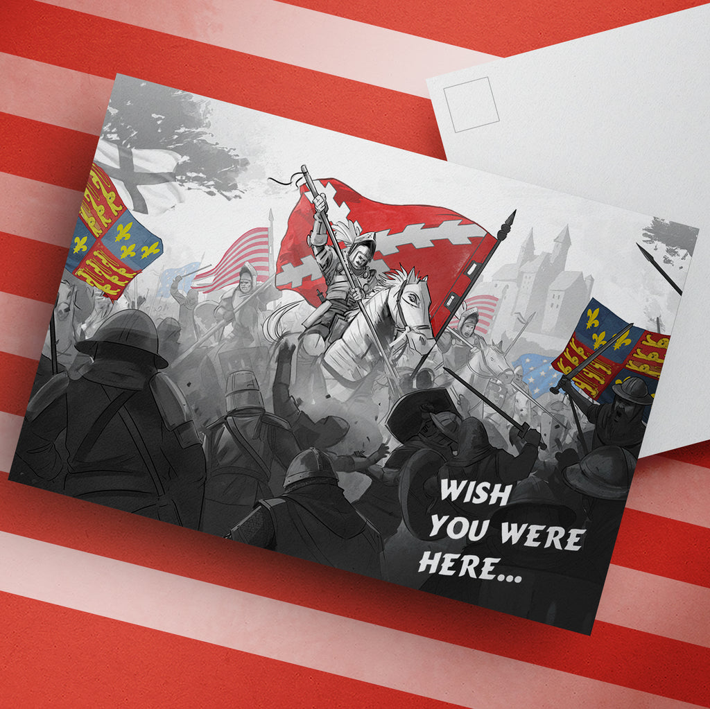 Charge of the Gallant South - Patreon Postcard – Kaiser Cat Cinema