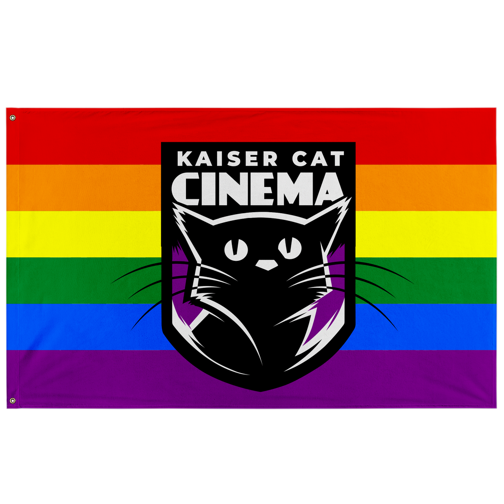 Kaiser Cat Cinema Pride Flag (Single-Sided)