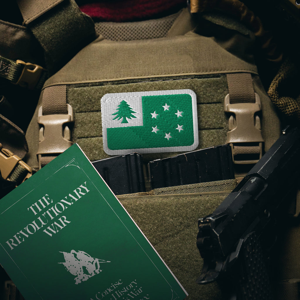 New England - Embroidered Flag Patch – Kaiser Cat Cinema