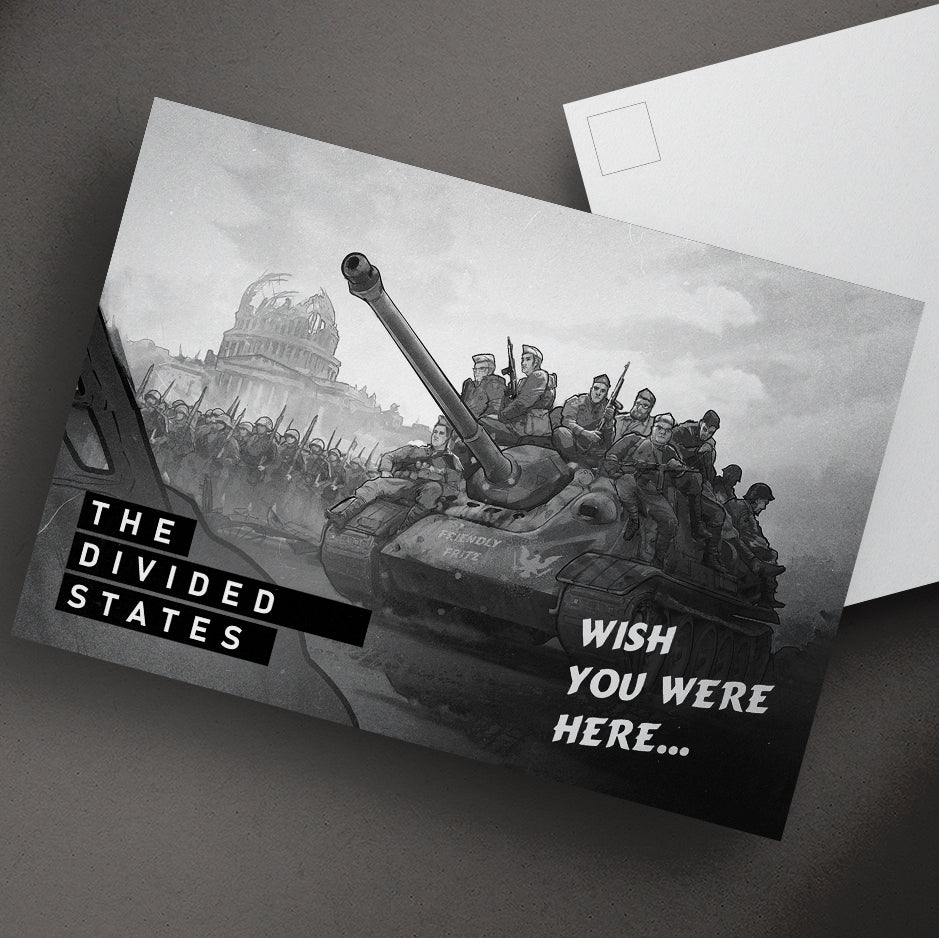 The Divided States Postcard - Washington – Kaiser Cat Cinema Webshop
