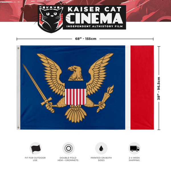 Double-Sided Kaiserreich Flags – Kaiser Cat Cinema