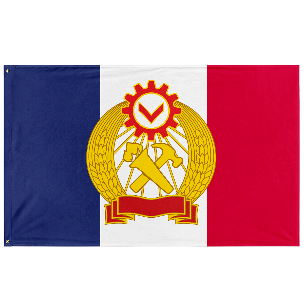 Commune of France Flag - 2021 (Single-Sided) – Kaiser Cat Cinema Webshop