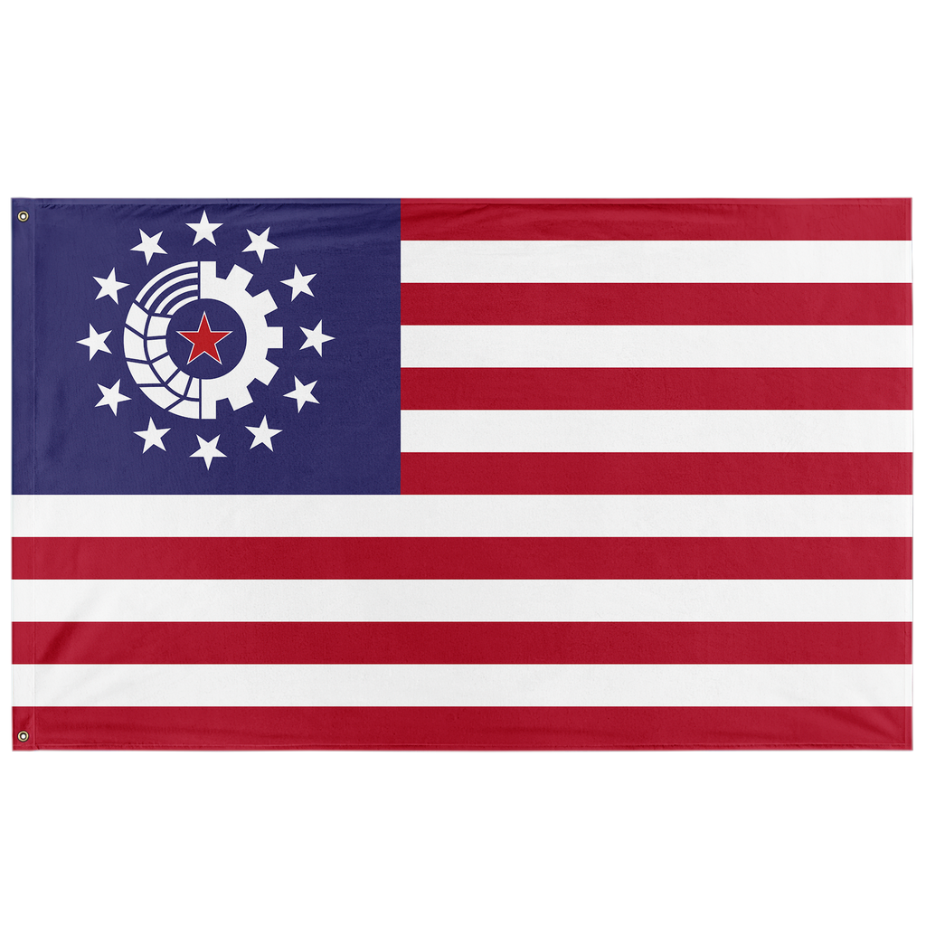 Radical Socialist USA Flag (Single-Sided) – Kaiser Cat Cinema