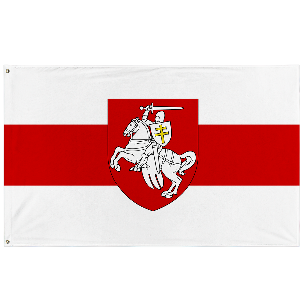 White Ruthenia Coat Of Arms Flag (Single-Sided) – Kaiser Cat Cinema