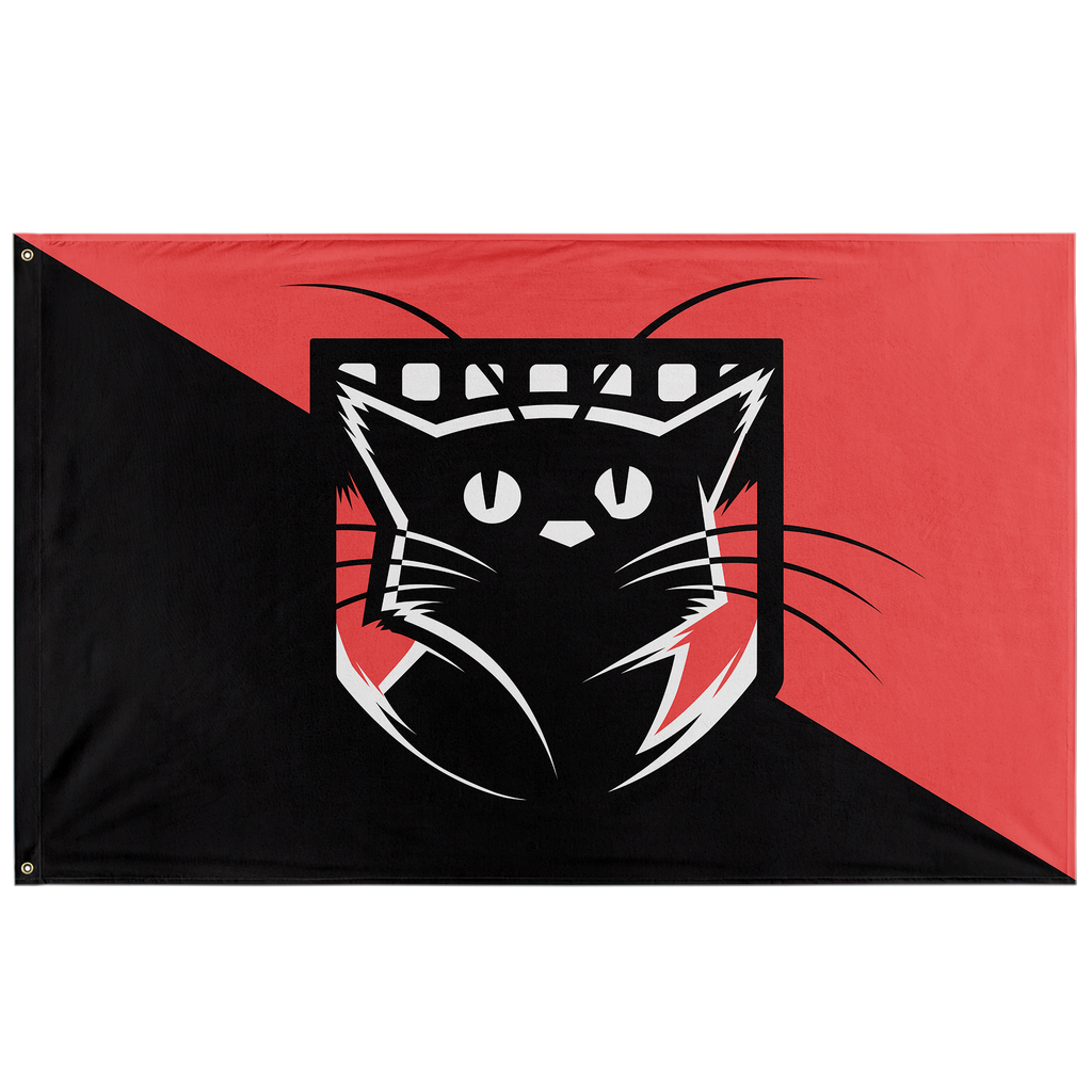 Kaiser Cat Syndicate Flag (Single-Sided) – Kaiser Cat Cinema