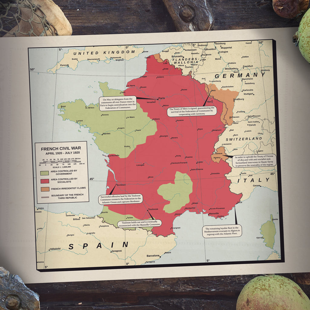 Ruskie Business Maps - The French Syndicalist Revolution - Poster ...