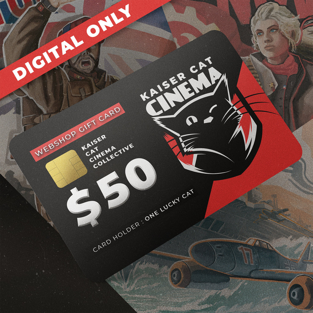 KCC Digital Gift Card - Black Card ($50) – Kaiser Cat Cinema