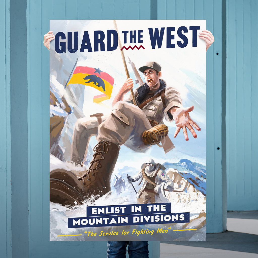 Pacific States Poster - Guard The West – Kaiser Cat Cinema