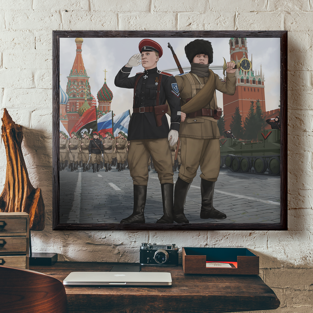 World of Kaiserreich - Russia - Framed Art Print – Kaiser Cat Cinema