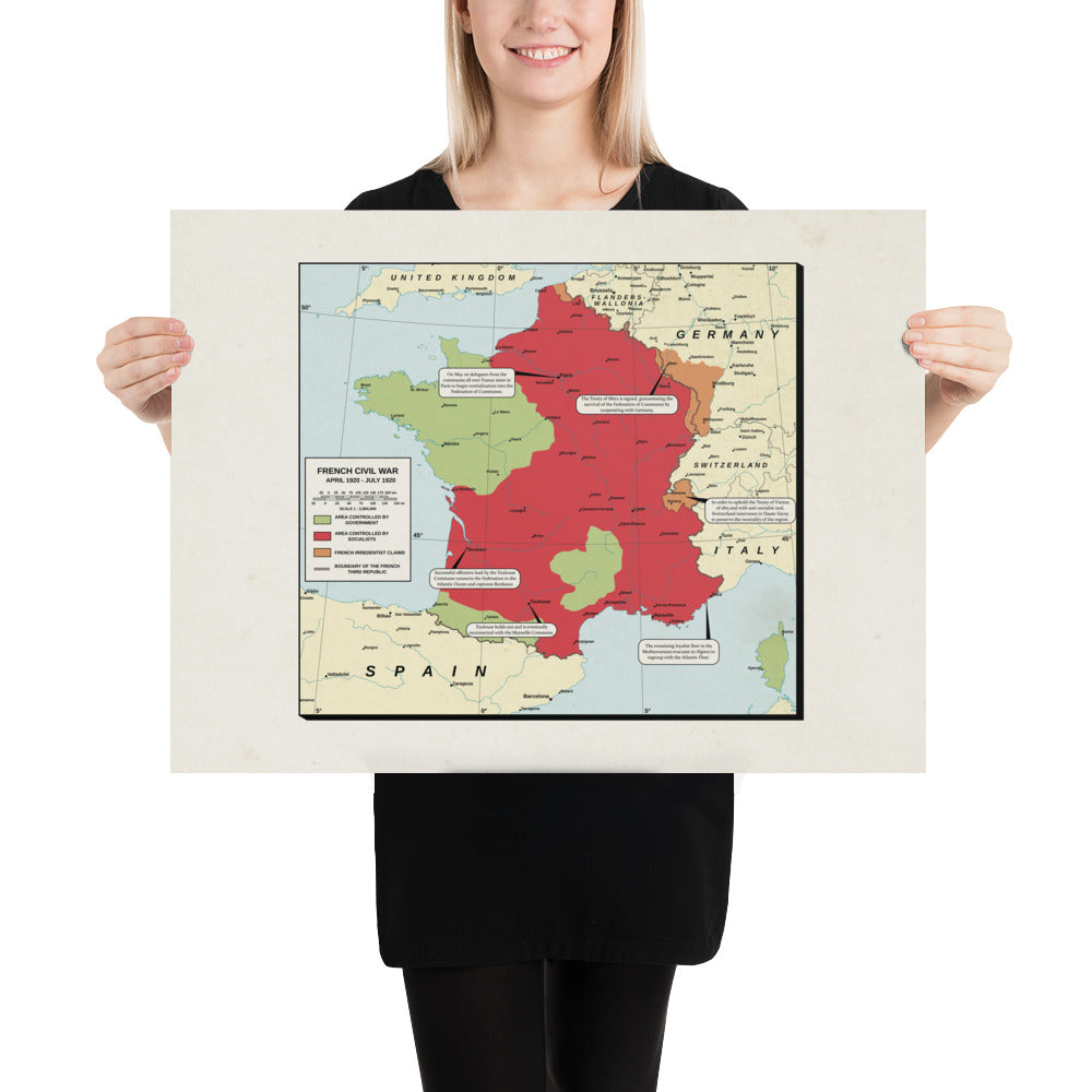 Ruskie Business Maps - The French Syndicalist Revolution - Poster ...